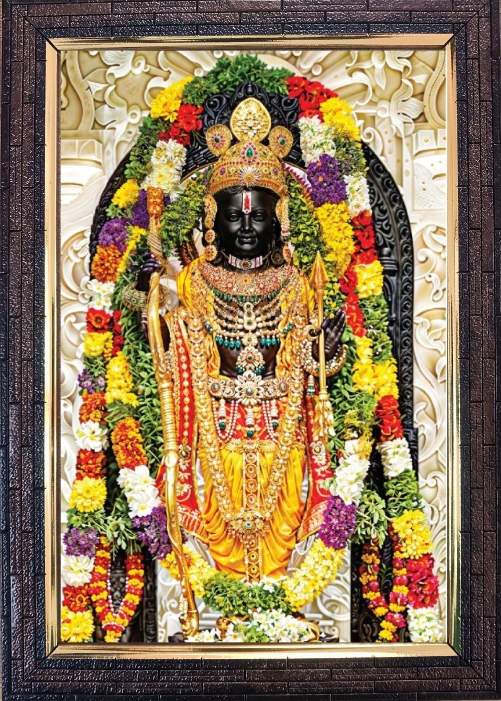 Buy Sri Ram Lalla| Framed Canvas Painting | Shri Ram Mandir| Sri ...